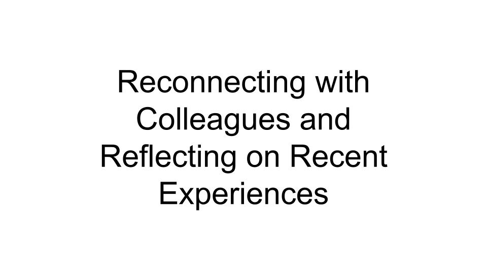 Reconnecting with Colleagues and Reflecting on Recent Experiences | 高専卒 ...